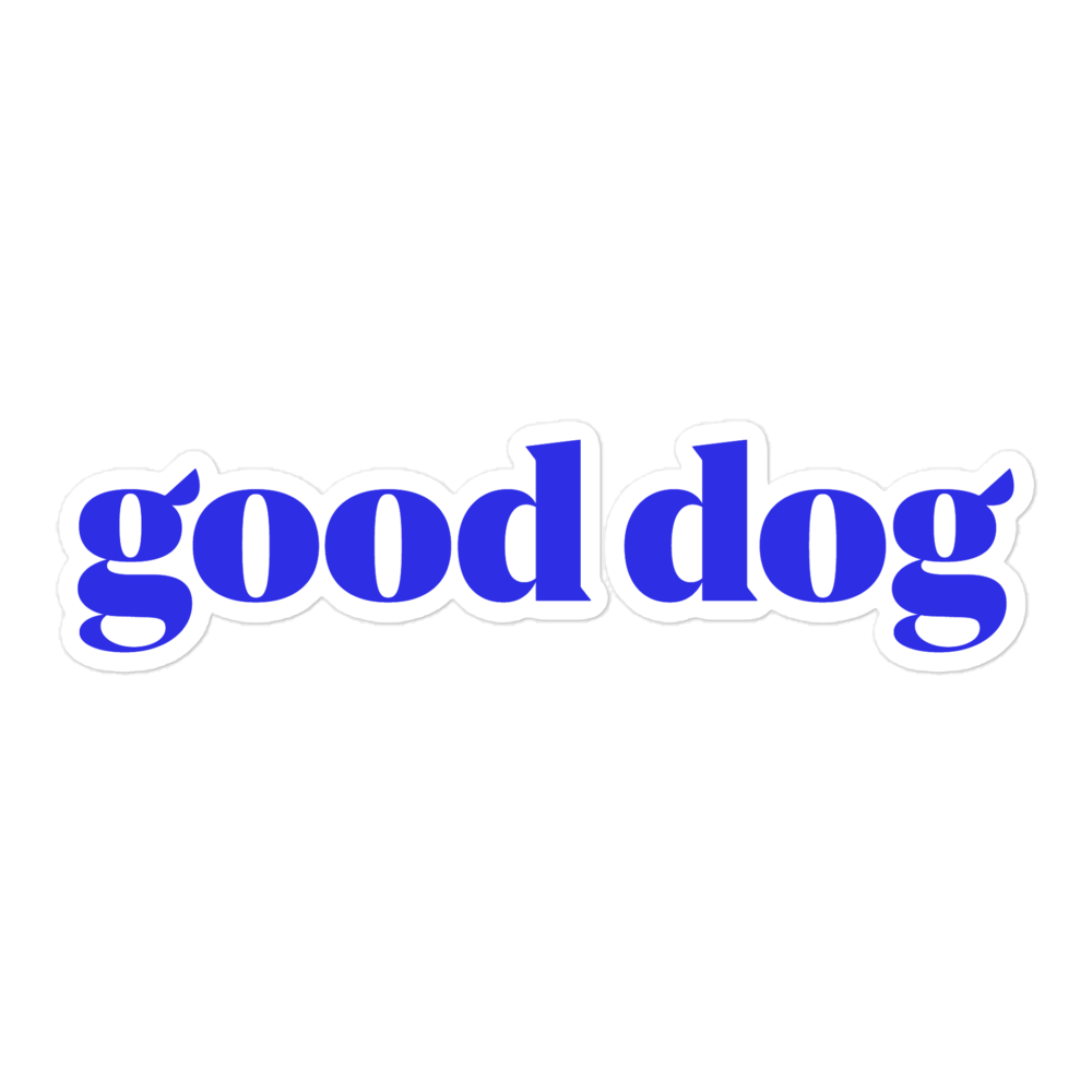 Classic Sticker – Good Dog Store